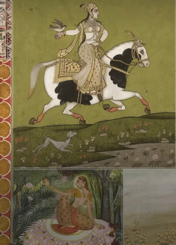 Rani Wallpaper | Luxurious Temple-Inspired Wall Art