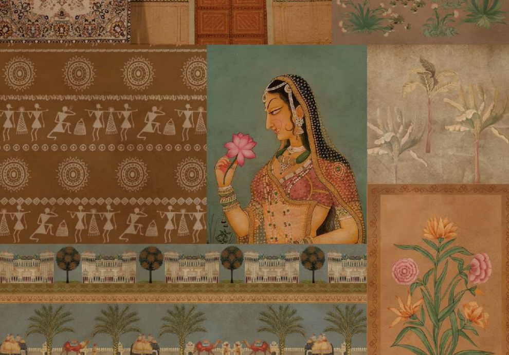 Begum' Wallpaper | Luxurious Made-to-Order Design