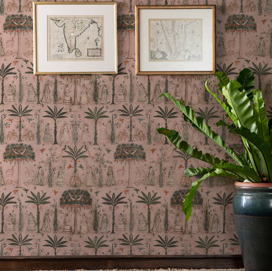 Sabyasachi 'Shantiniketan' Wallpaper | Elegant Décor | VRSA